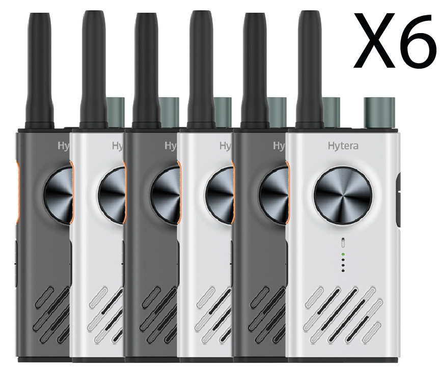 Hytera S1 LF Set 6 portofoons | Disseldorp Techniek