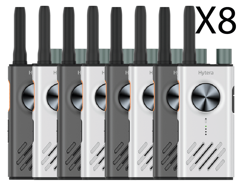 Hytera S1 LF Set 8 portofoons | Disseldorp Techniek